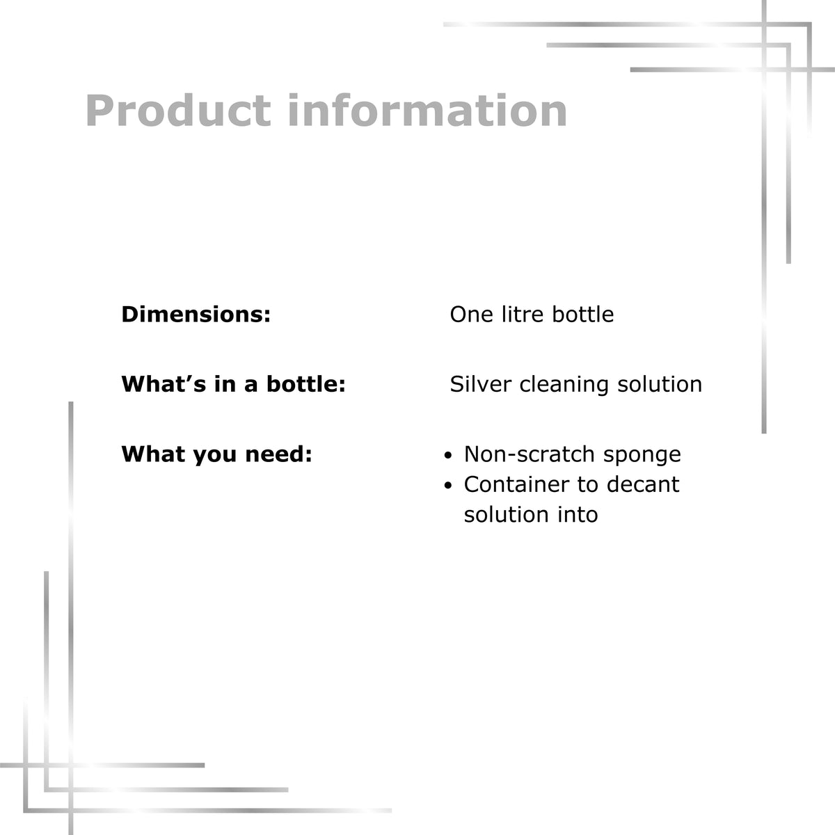 SILVERBRITE - silver cleaner – Probrite (Pty) Ltd